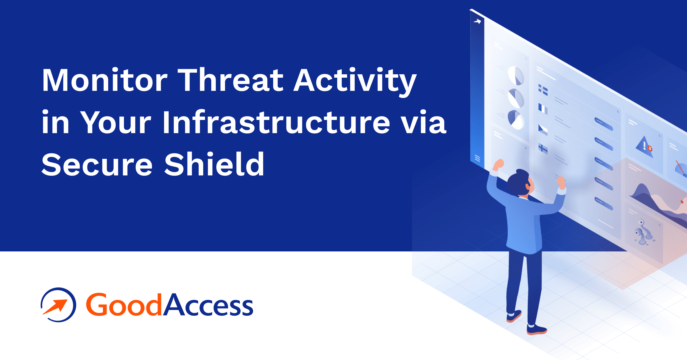 Monitor threat activity in infrastructure via Secure Shield